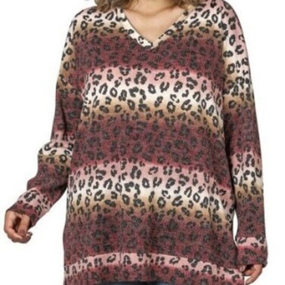 Zenana Outfitters | Sweaters | Plus Size Top Womens Pullover Animal ...